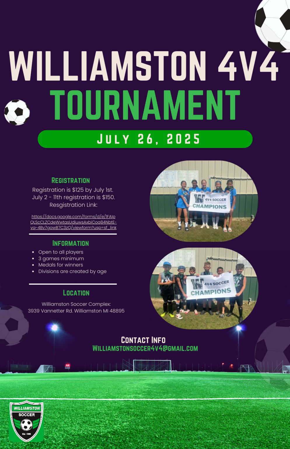 Williamston 4v4 | Williamston Soccer